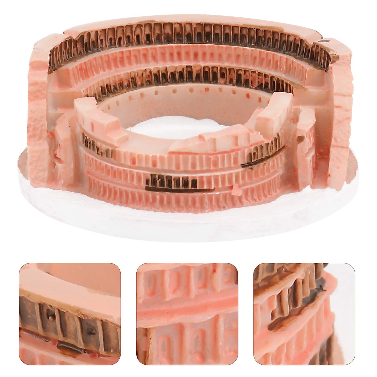 WINOMO 1pc Colosseum Resin Crafts Mini Decor Miniture Decoration Miniature Decoration Sand Table Ornament Miniature Scene Decor Dining Table Bonsai Sand Set Decorate Model