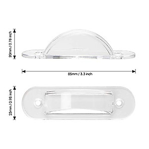 Lisol Wall Switch Guards Plate Covers Child Safety Security Home Decor (2 Pack), Clear - Keeps Light Switch ON Or Off Prevent Accidental Device Turn On or Off