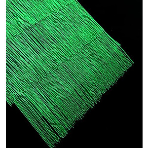 AOMEI Women's Spring Green High Waist Fringe Tiered Bodycon Pencil Midi Skirt S