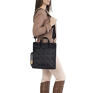 Lassig Casual Buggy Diaper Bag Reflective Star Black with Stroller Hooks