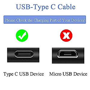 USB-C Charger Adapter for Bose Soundlink Flex Bluetooth Speaker, Bose Sport Earbuds, QuietComfort Earbuds, Noise Cancelling Headphones 700, QuietComfort 45 Headphones Charging Cord Cable 5Ft