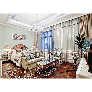 Lamsky E14 Dimmable LED Bulb,110V 600Lumens 60W Equivalent Daylight White 5000K,E14 European Base Candelabra LED Bulbs,Chandelier LED Edison Bulbs,Clear Glass Torpedo Shape Bullet Top(10-Pack)