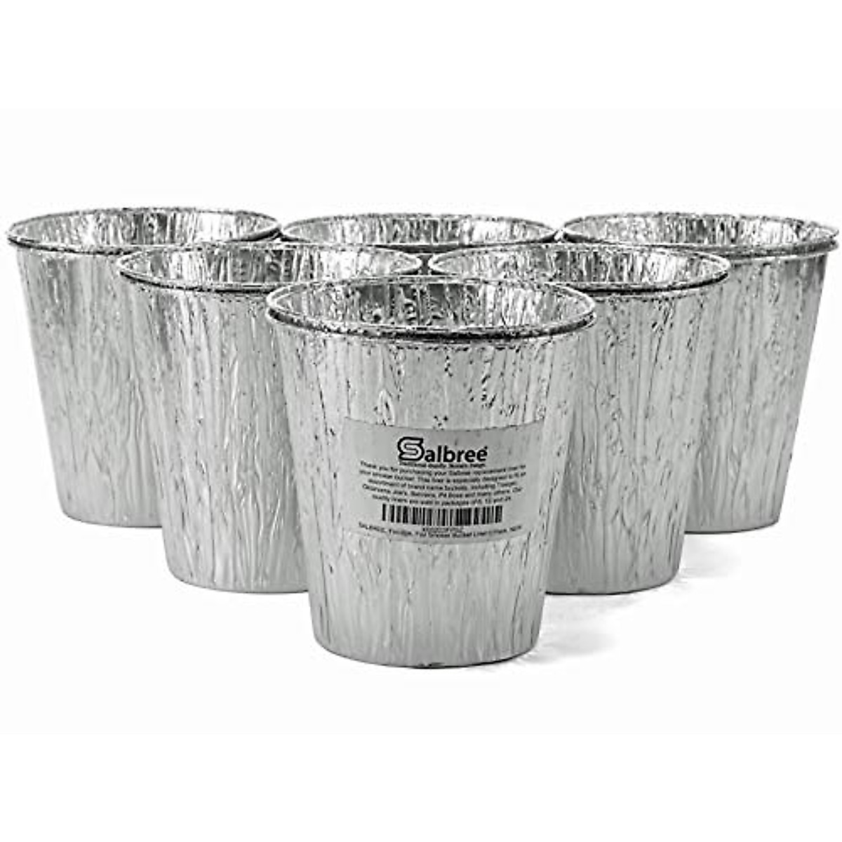 Smoker Bucket Drip Foil Liner Tray for Catching Grease, Compatible with Traeger, Oklahoma Joe, Behrens, Pitboss, Green Mountain, Pit Boss & Other Grill Bucket Accessories for Pro Pellet Oklahoma Joe's (12pk, 5.75 x 5.75 inches)