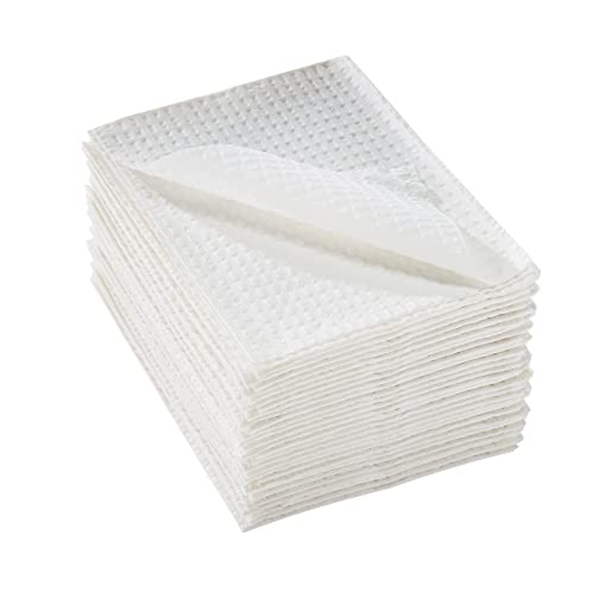 McKesson Procedure Towels, Disposable - Waffle Embossed, Non-Radiopaque, Non-Sterile, Economy 2-Ply Tissue without Polyback - White, 13 in x 18 in, 500 Towels, 1 Pack