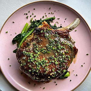 Mora Ceramic Dinner Plates Set of 6, 10 inch Dish Set - Microwave, Oven, and Dishwasher Safe, Scratch Resistant, Modern Rustic Dinnerware- Kitchen Porcelain Serving Dishes - Assorted Colors