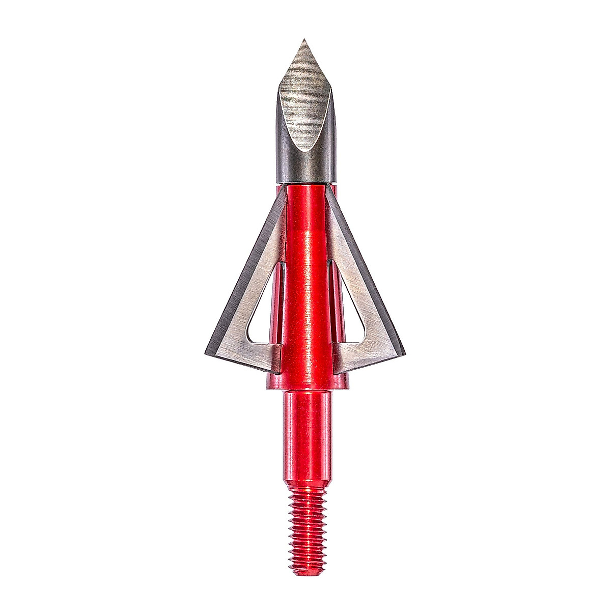 Muzzy 209-MX4, Bowhunting 100 Grain, .025" 4 Blade Broadhead, 1-1/8" Cutting Diameter, 3 Pack,red