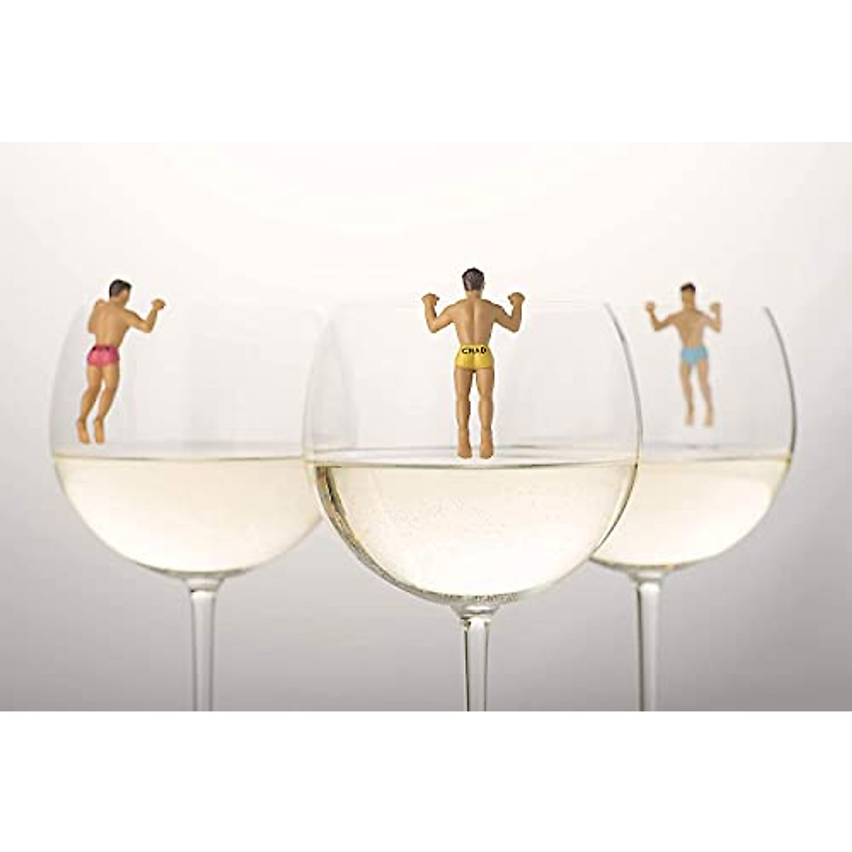 Drinking Buddies Cocktail/Wine Glass Markers count of 6