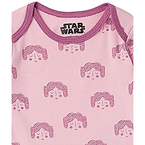 Amazon Essentials Disney | Marvel | Star Wars Unisex Babies' 6-Piece Outfit Set, Pack of 6, Star Wars Tiny Rebel, 0-3 Months
