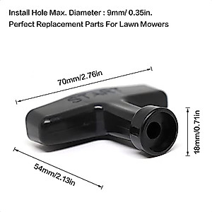 ALEOED 5 Pieces Recoil Handle Pull Starter for Honda GX120 GX160 GX200 GX240 GX270 GX340 GX390 Lawnmower Part Replacement