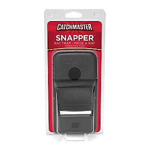 Catchmaster Snapper Easy Set Rat Snap 621R Trap-1Pk, Black