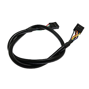 BAIRONG USB 2.0 Internal Motherboard Header Cable USB 2.0 9pin Female to Female Internal Motherboard Header Cable