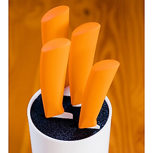 Universal Knife Block Holder with Premium Nylon Flex Rods. The Perfect Companion for IMORI Advanced Ceramic Knives.