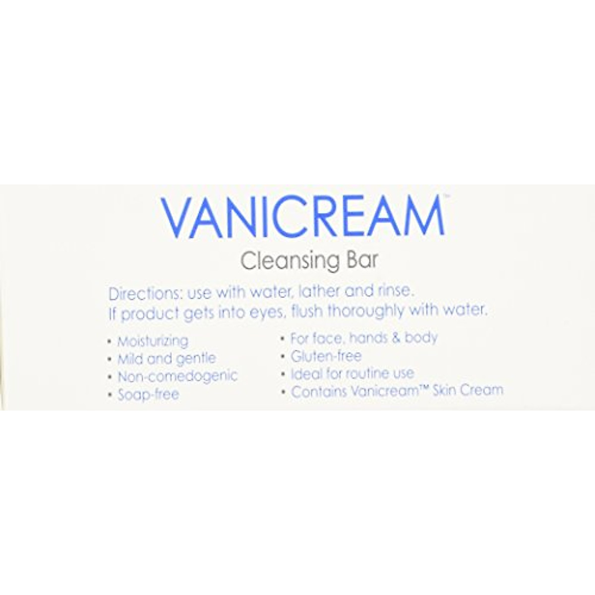 Vanicream Cleansing Bar 3.9 oz For Sensitive Skin, Pack of 4