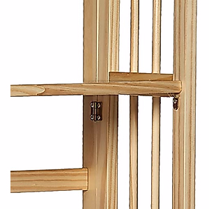 Casual Home 3-Shelf Folding Stackable Bookcase (27.5" Wide)-Natural