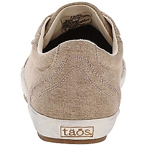 Taos Footwear Women's Star Canvas Sneaker - Style and Comfort Khaki Wash 8.5 M US