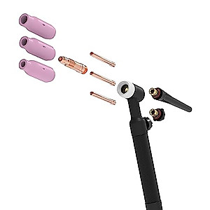 YESWELDER TIG Welding Torch WP-17V 13ft 150Amp Air Cooled Lift TIG Torch for YESWELDER MIG-205DS/MIG-250PRO Black Version MIG Welder/ARC-205DS Stick Welder