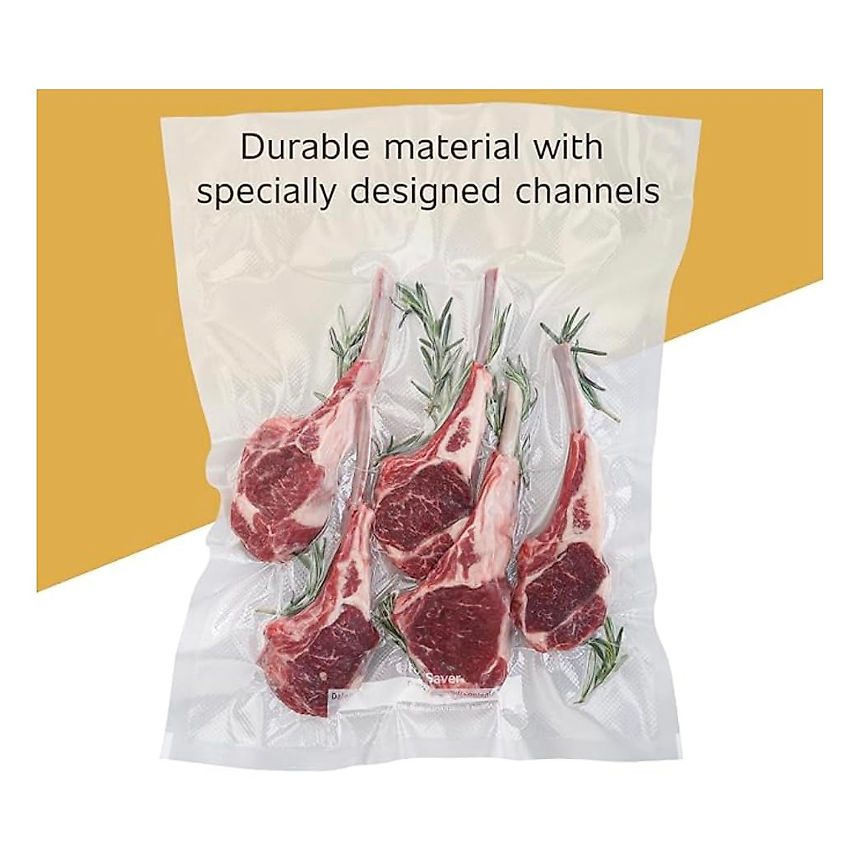 28-Piece Vacuum Seal Rolls and Vacuum Seal Bags Multipack Set (25 Bags / 3 Rolls)