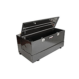 Dee Zee DZ91742XB (92 gallon) Auxiliary Diesel Combo Transfer Tank & Tool Box - Black Aluminum