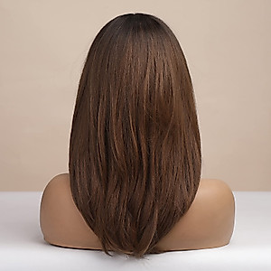 HAIRCUBE Layered Wigs for Women Synthetic Wig