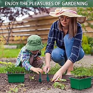 ZHOLAH Self-Watering Seed Starter Tray - Kit with Grow Light and Humidity Dome, 6-Pack 72-Cell Plant Seedling Tray,Reusable Plastic Germination Trays for Indoor Gardening Seeds Growing Starting