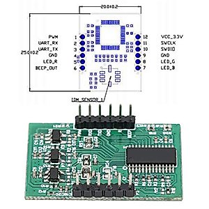 Air Quality Sensor, MMD3005 High Sensitivity Odor Gas Sensor Detection Module, for Ammonia Gas, Hydrogen Sulfide and Content