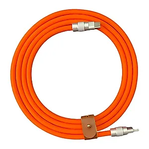 Recyphi Chubby 2.0 USB Extra Durable Fast Charging Cable USB C to C Type-C Cables Laptop Silicone Phone Charger Cord