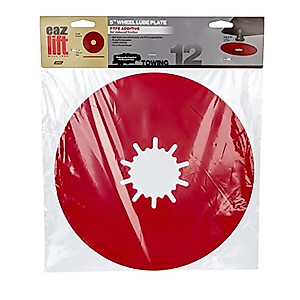 EAZ LIFT TPE 12" Premium Fifth Wheel Lube Plate Red w/PTFE (44678)