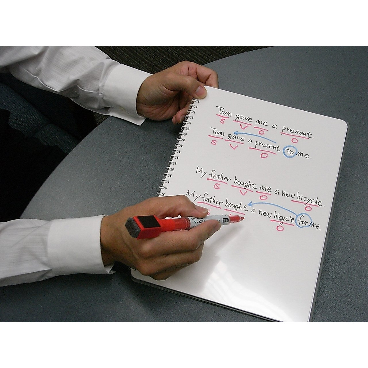 Nu Board A4 Size (8.8 x 11.9 inch) NGA403FN08 Whiteboard Notebook - Dry Erase Notebook