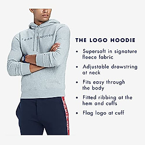 Tommy Hilfiger Men's THD Hoodie Sweatshirt, Blossom, XXL