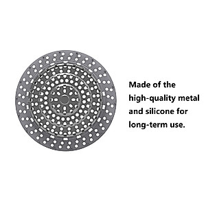 XAJOON Bathtub Drain Hair Catcher，Bathtub Protector Suitable for Bathroom Bathtub, Pop-Up Drains. (Patented Product)