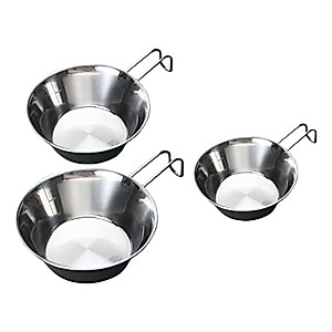 Stainless Steel Shot Cups Glass: Drinking Vessel Metal Shooters with Foldable Handle 3Pcs Portable Outdoor Wine Cup Coffee Cup with Leather Case for Whiskey Tequila Liquor Barware