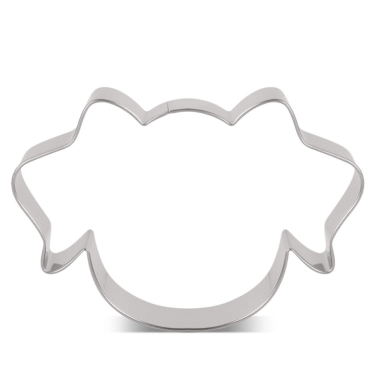 LILIAO Dog Face Cookie Cutter for Homemade Dog Biscuit Treats - 4 x 2.7 inches - Stainless Steel