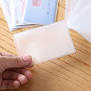 Waterproof New Medicare Card Holder Protector Sleeve for Credit Card License ID Business Card and Social Security Card Protector,6 Pack