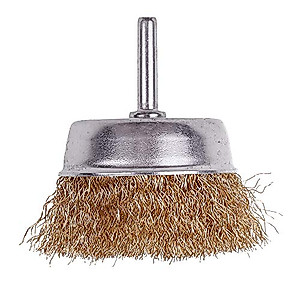 Rocaris 6 Pack Wire Wheels Brush, 3 Inch Knotted and Plated Crimped and 1-Inch Carbon Knot Wire End Brush, Cup Wire Wheels Brush Set Perfect For Removal of Rust/Corrosion/Paint