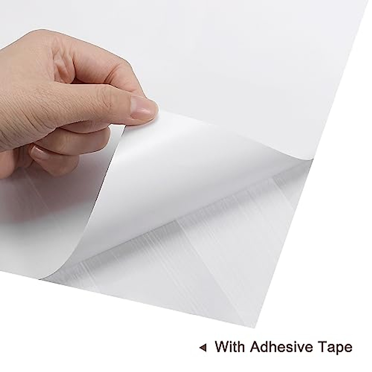 uxcell Peel and Stick Floor Wall Tiles Sticker, 10Pcs 8"x8" Self-Adhesive Wood Grain Floor Stickers Matte Frosted Flooring Tiles for Kitchen Bathroom and Home Decor, Beige