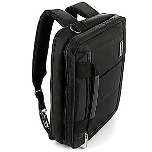 VG Bags Black Convertible Laptop Backpack Messenger Bag for Surface Pro 8, 7, Pro X 13"