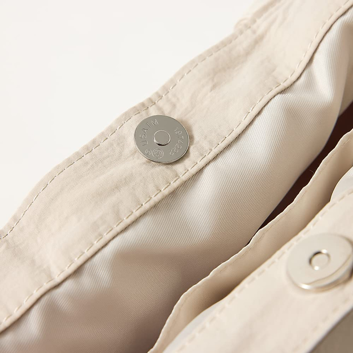 VAKAER Tote Bag for Women, 18L Side Cinch Shopper Handbag, Large Hobo Handbag, Lightweight Shoulder Bags for Work, Gym, Workout, Travel (Beige)