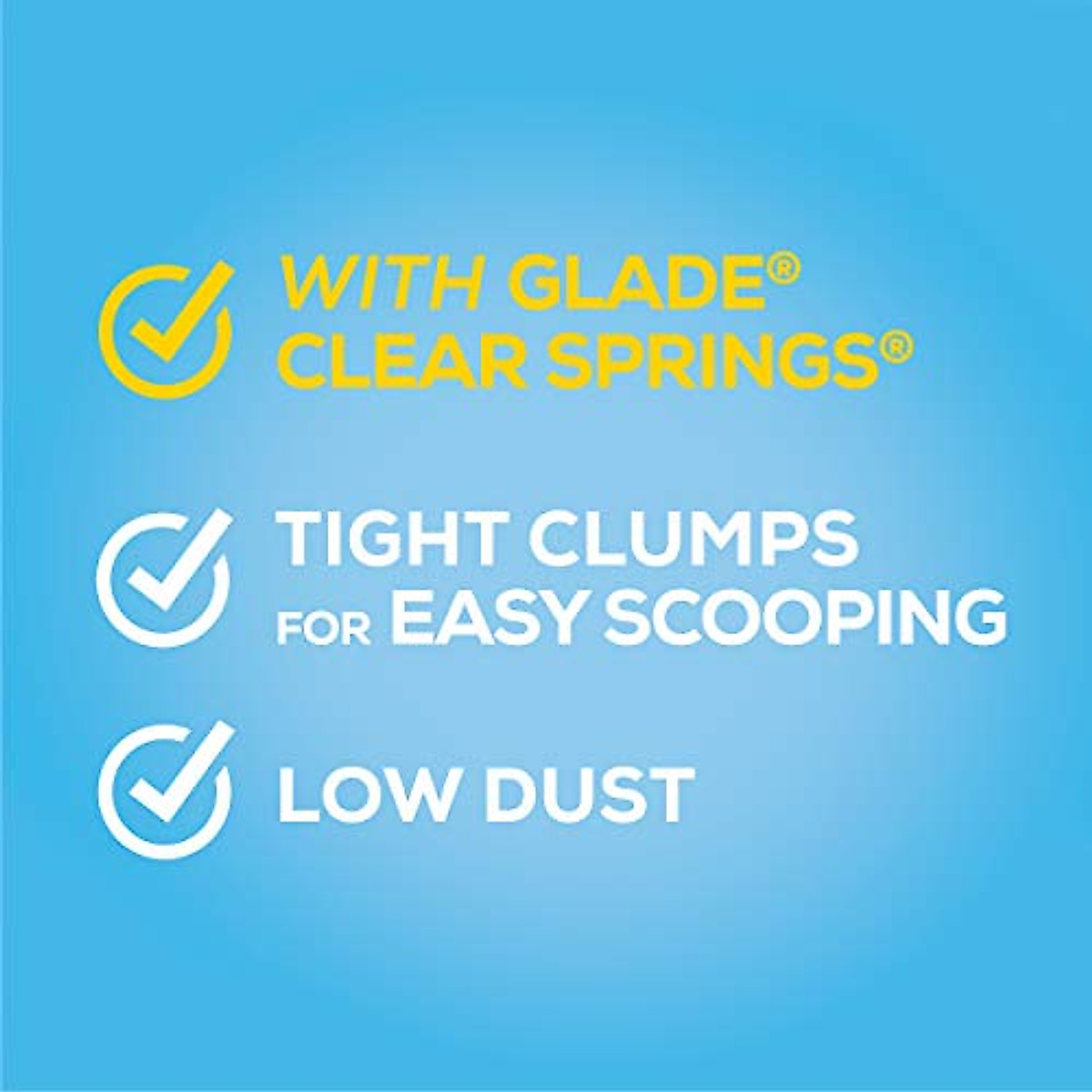 Purina Tidy Cats Clumping Multi Cat Litter, Glade Clear Springs - (2) 20 lb. Jugs