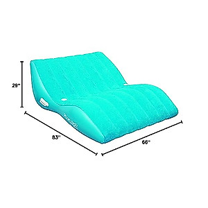 Airhead SUN COMFORT COOL SUEDE Zero Gravity Lounge, Sapphire