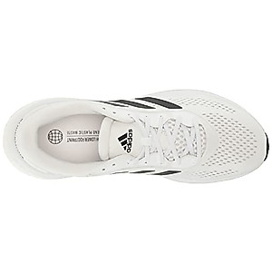 adidas Men's Supernova 2 Running Shoe, White/Black/Dash Grey, 15
