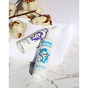 Goat Soap Moisturizing Shampoo & Conditioner Value Pack - Sulfate, Paraben, and Petrochemical Free - Shampoo and Conditioner Set - Coconut Oil