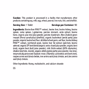 Standard Process Feline Hepatic Support - Cat Health Supplement for Liver Support - Hepatic Circulation & Liver Metabolism Aid - Tablet Supplement to Aid Hepatic Immune Function - 90 Tablets