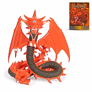 Yu-Gi-Oh! Highly Detailed 7 inch Articulated Action Figure, Limited Edition, Includes Exclusive Trading Card, Slifer The Sky Dragon