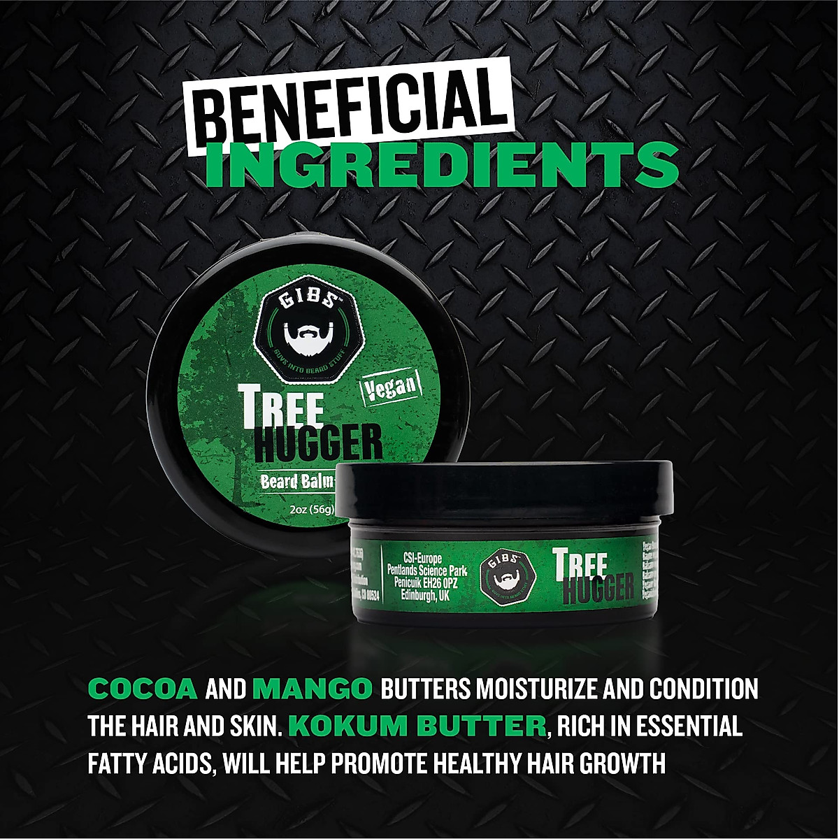 GIBS Grooming Tree Hugger Beard Balm Aid, 2 oz