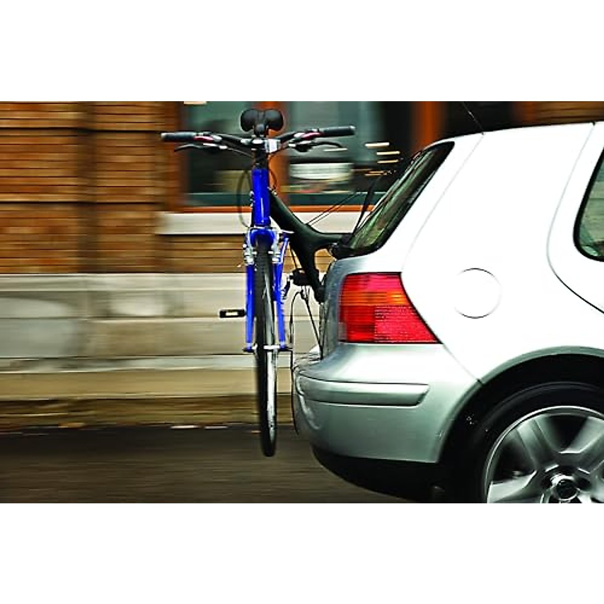 Saris Solo 1-Bike Trunk Rack - Zero Adjustments, Easy Install, 100% Recyclable Plastic Frame and Non-Rusting Material, Compact Solo Trunk Mounted Bicycle Rack