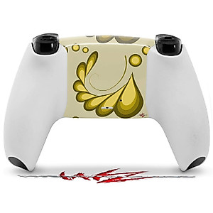 WraptorSkinz Skin Wrap compatible with Sony PS5 DualSense Controller Petals Yellow (CONTROLLER NOT INCLUDED)