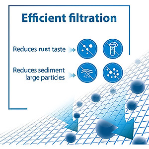 Filterlogic AP810 Whole House Water Filter, Replacement for 3M Aqua-Pure AP810, AP801, AP811, Whirlpool WHKF-GD25BB, WHKF-DWHBB, 5 Micron, 10" x 4.5", Well & Tap Water Filter, Pack of 3