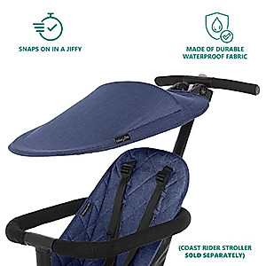 Dream On Me Coast Rider Stroller Canopy for Dream On Me Coast Rider Stroller, Navy