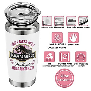 Gifts for Mom from Daughter, Son - Mom Christmas Gifts, Christmas Gifts for Mom Wife - Mom Birthday Gifts, Birthday Gifts for Mom Wife - Mama Mother Gifts, New Mom Gifts for Women - 20 Oz Mom Tumbler