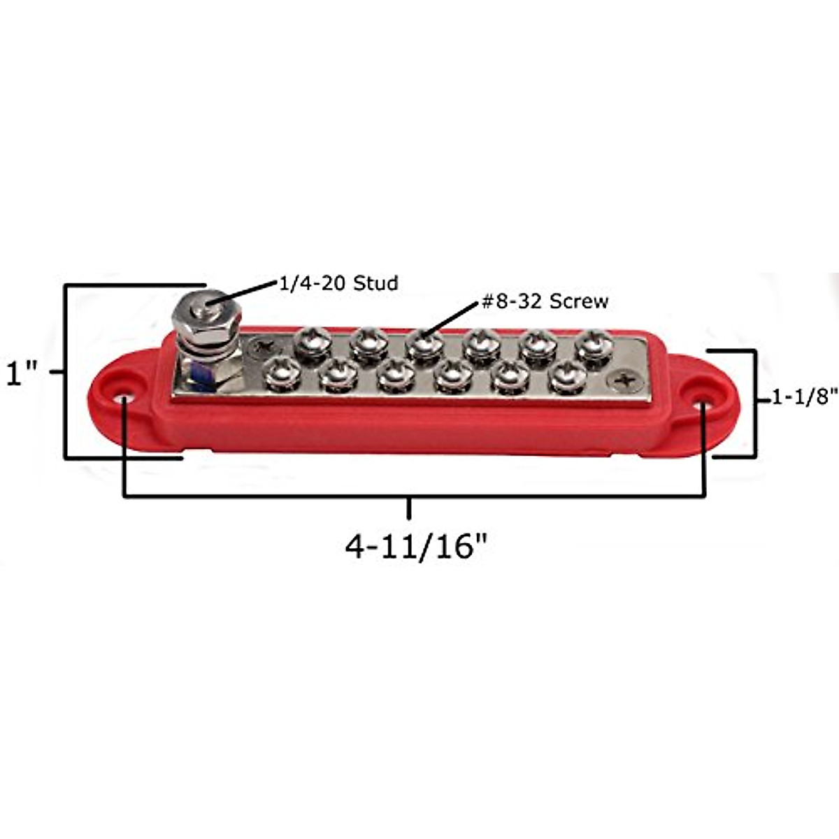 Fastronix 12 Terminal Power and Ground Distribution Block Kit